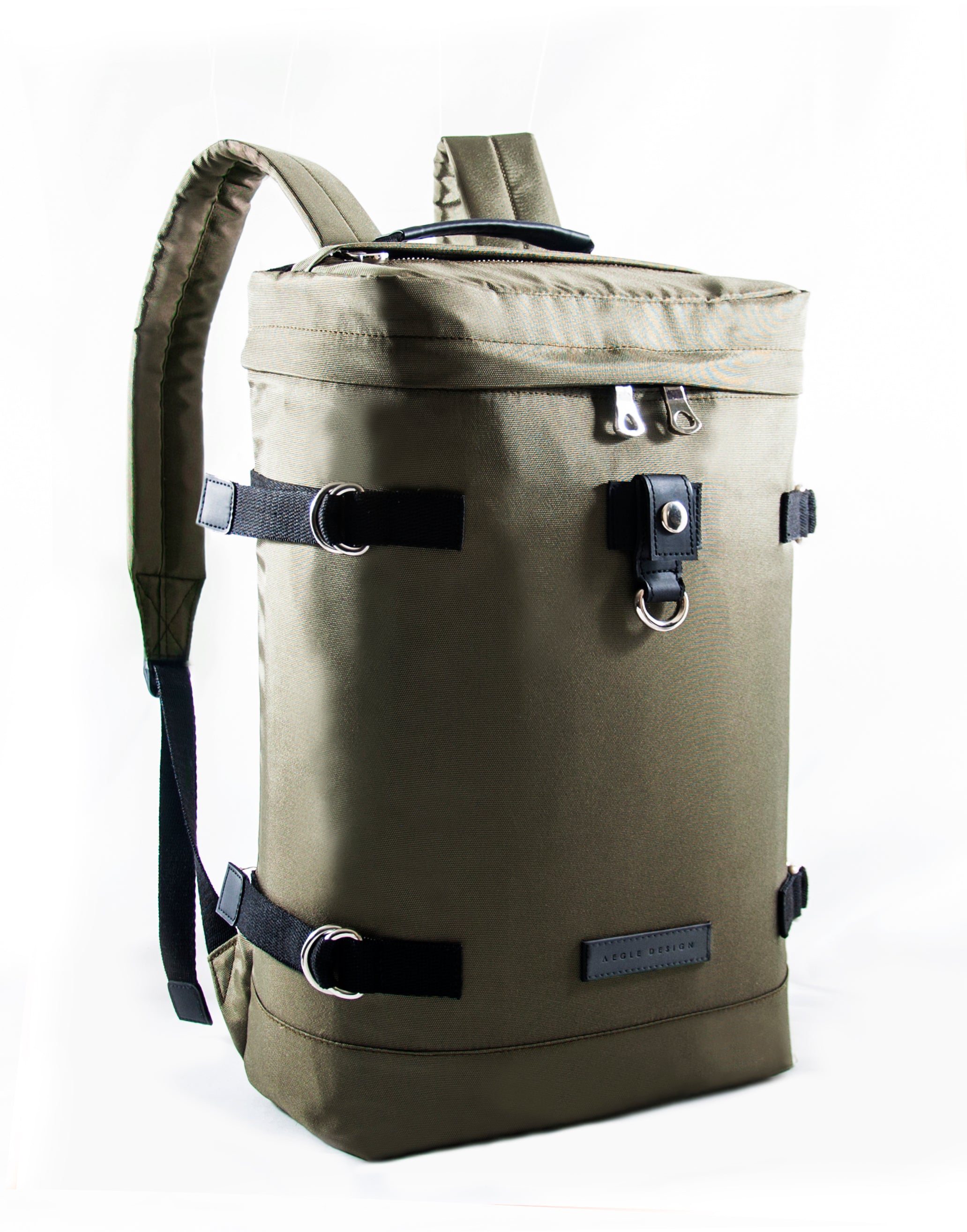 Revolt Round Backpack (Army Green) – Aegle Design